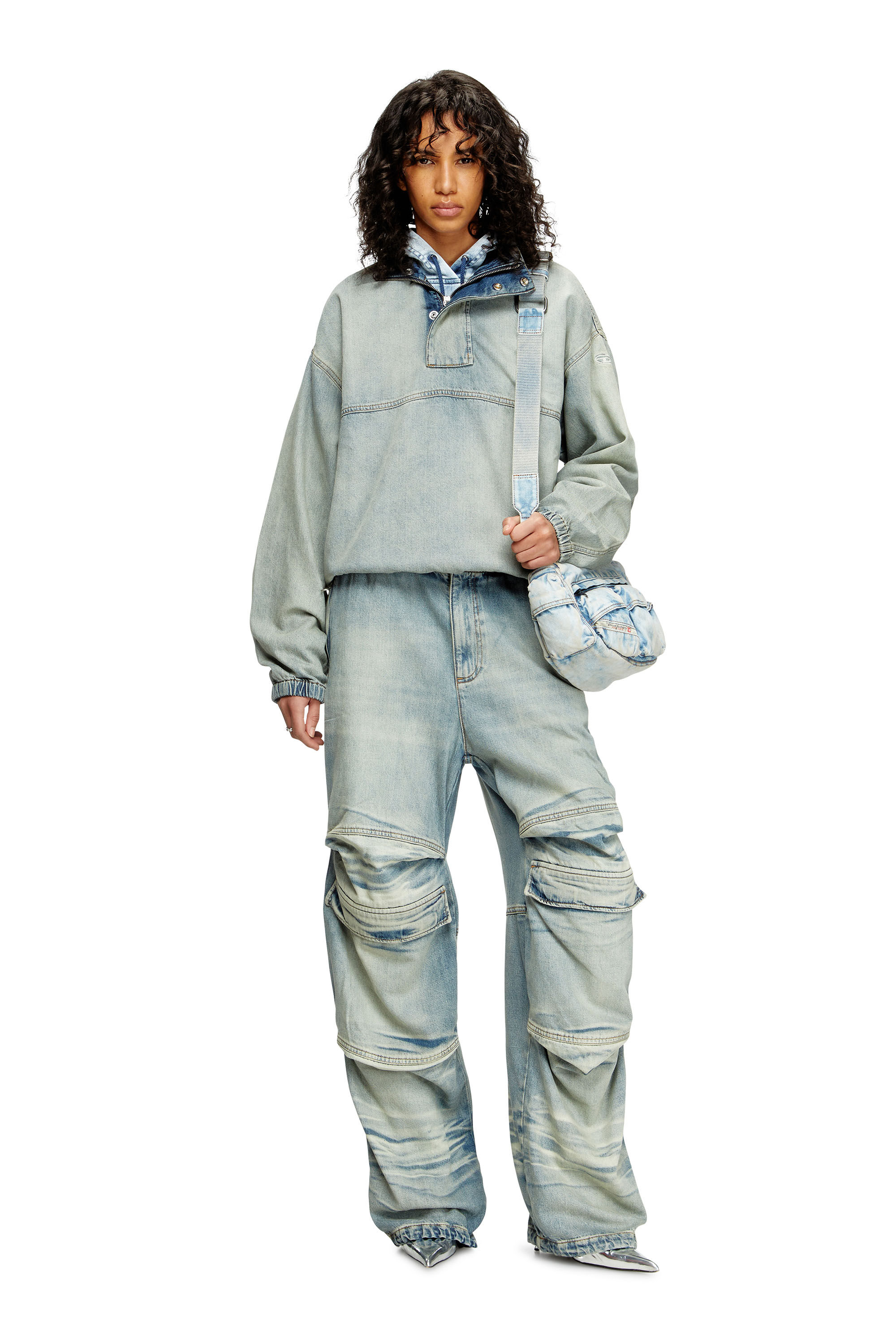 Women's Relaxed Jeans | Light Blue | Diesel D-Dayetz Women's Relaxed Jeans | Light Blue | Diesel D-Dayetz